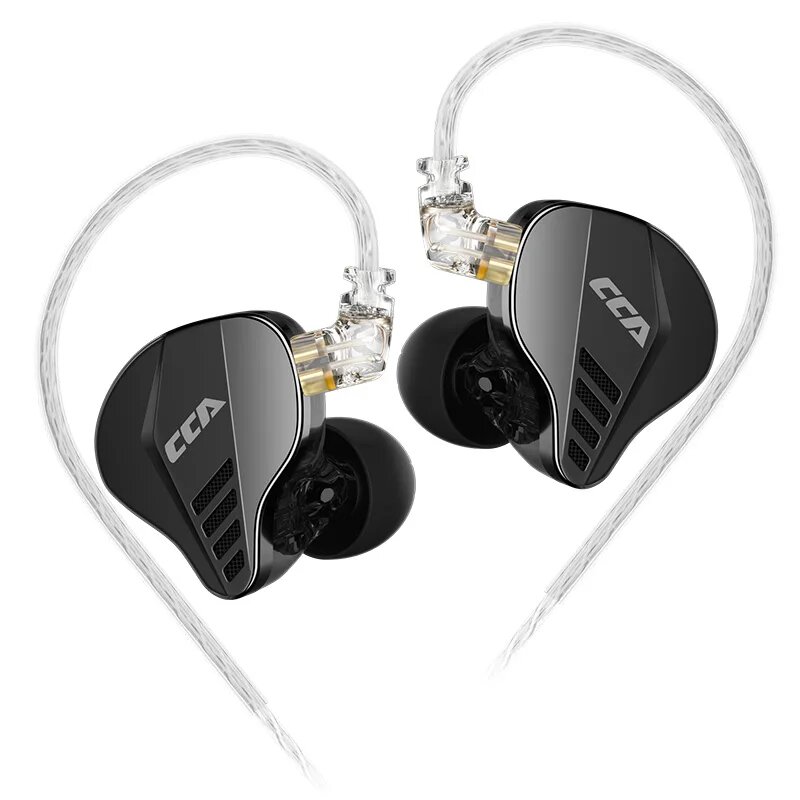 Наушники CCA Pianist 1DD + 2BA Гибридные наушники IEM HiFi Высокоточная полость с 3D-печатью и улучшенным посеребренным кабелем