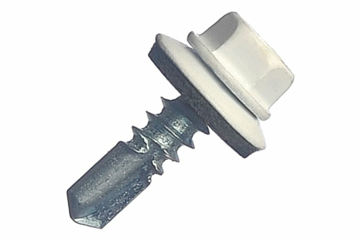Металлсервис Кровельный саморез 5.5x19 RAL 9003 100 шт. 1220598