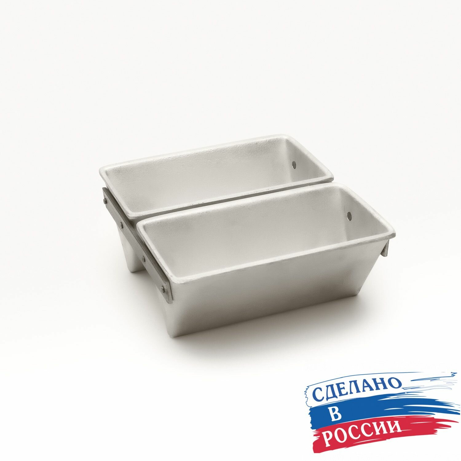 Форма для выпечки хлеба треугольная 185х110х85 мм. 2-х секционная