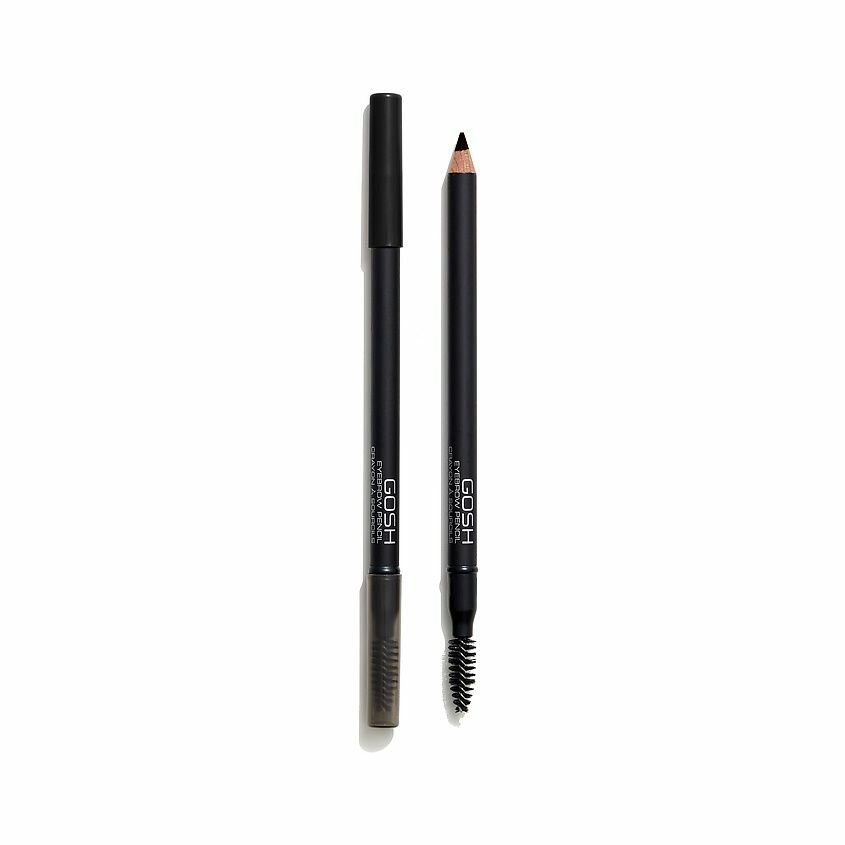 GOSH Карандаш для бровей Soft Black (Eyebrow Pencil) 1.2 г