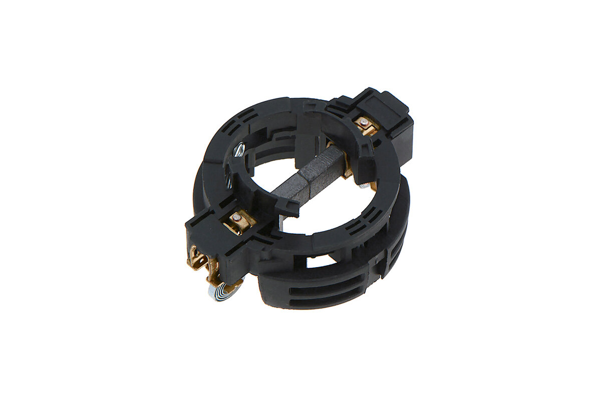 Обойма щеткодержателей в сборе подходит для инструмента ИНТЕРСКОЛ Д-16/850ЭР, ДУ-16/1050ЭР (s/n 611.****), П-26/800ЭР (s/n 68.****), П-26/800ЭР-2