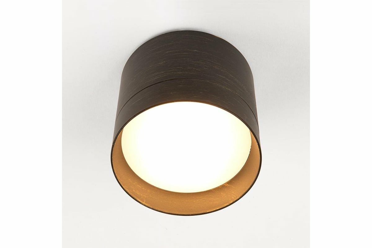 General Lighting Systems накладной светильник GX53 82×70 мм черненое золото IP20