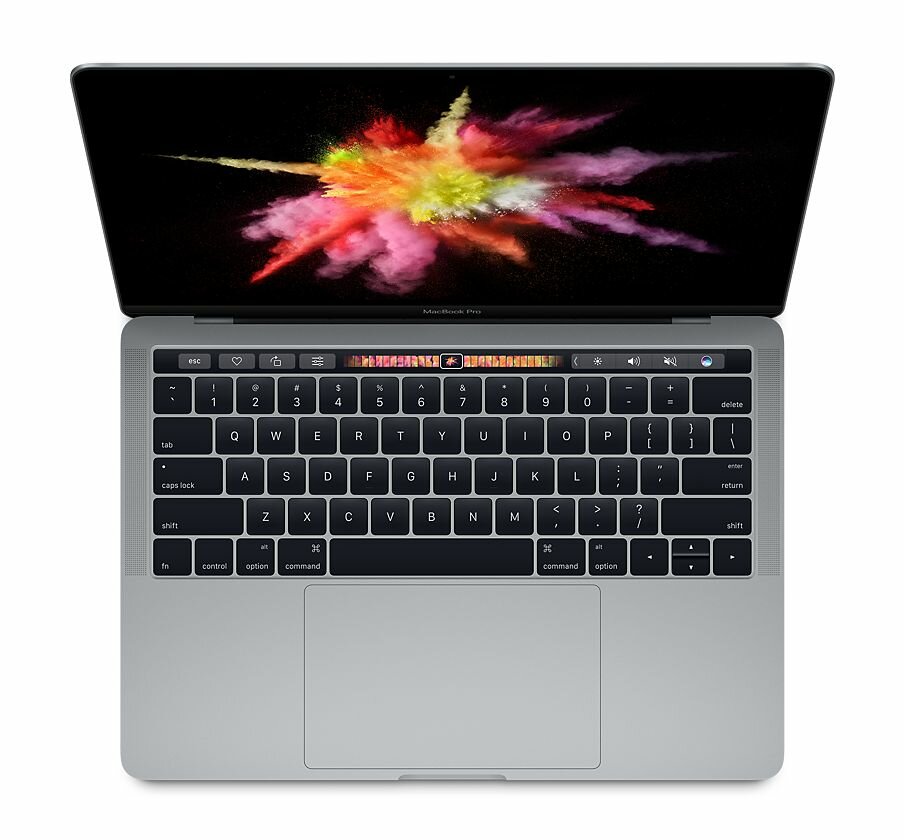 Ноутбук Apple MacBook Pro 13 Late 2016 (2560x1600, Intel Core i7-6567U 3.3 ГГц, RAM 16 ГБ, SSD 256 ГБ), на ОС MacOS, Космический серый