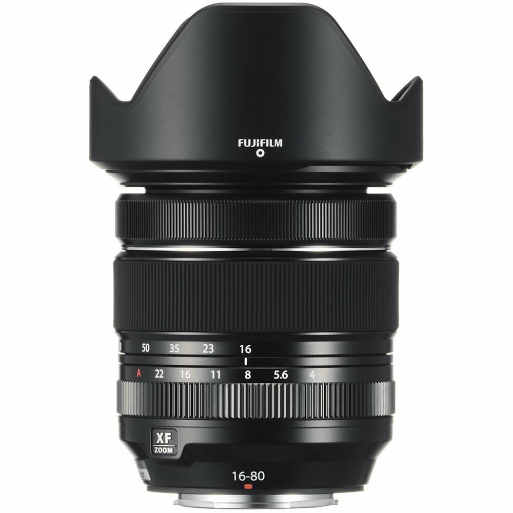 Объектив Fujinon XF 16-80mm f/4 R OIS WR, стабилизация, черный