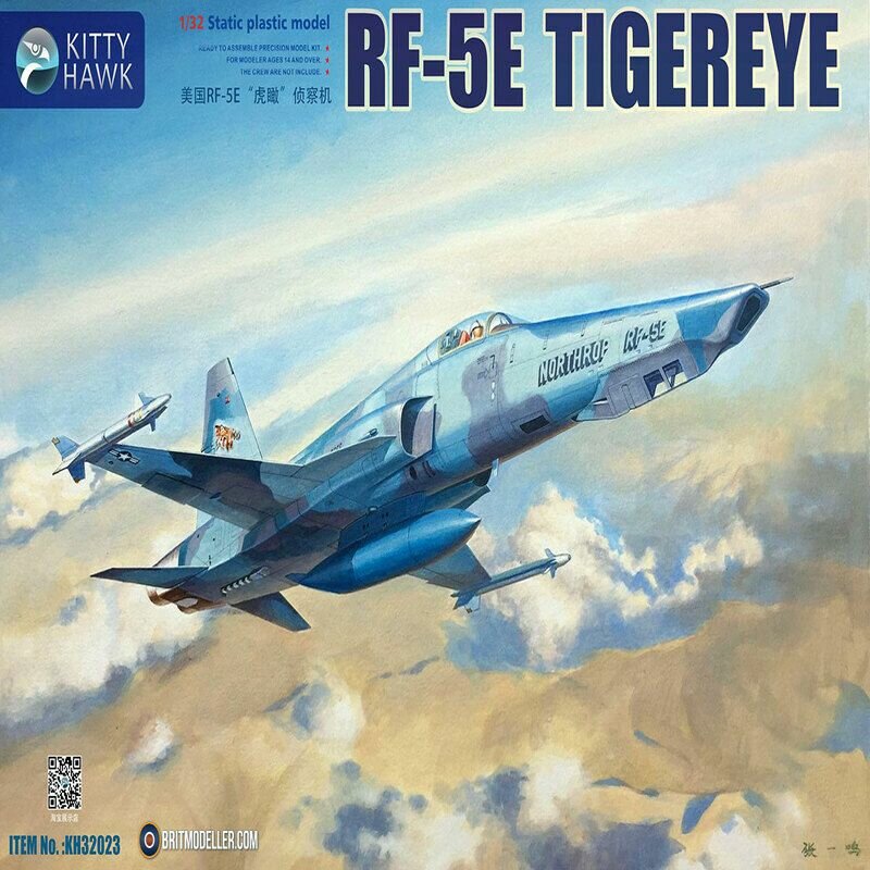 Многоцелевой истребитель RF-5E Tigereye - 1:32 Kitty Hawk