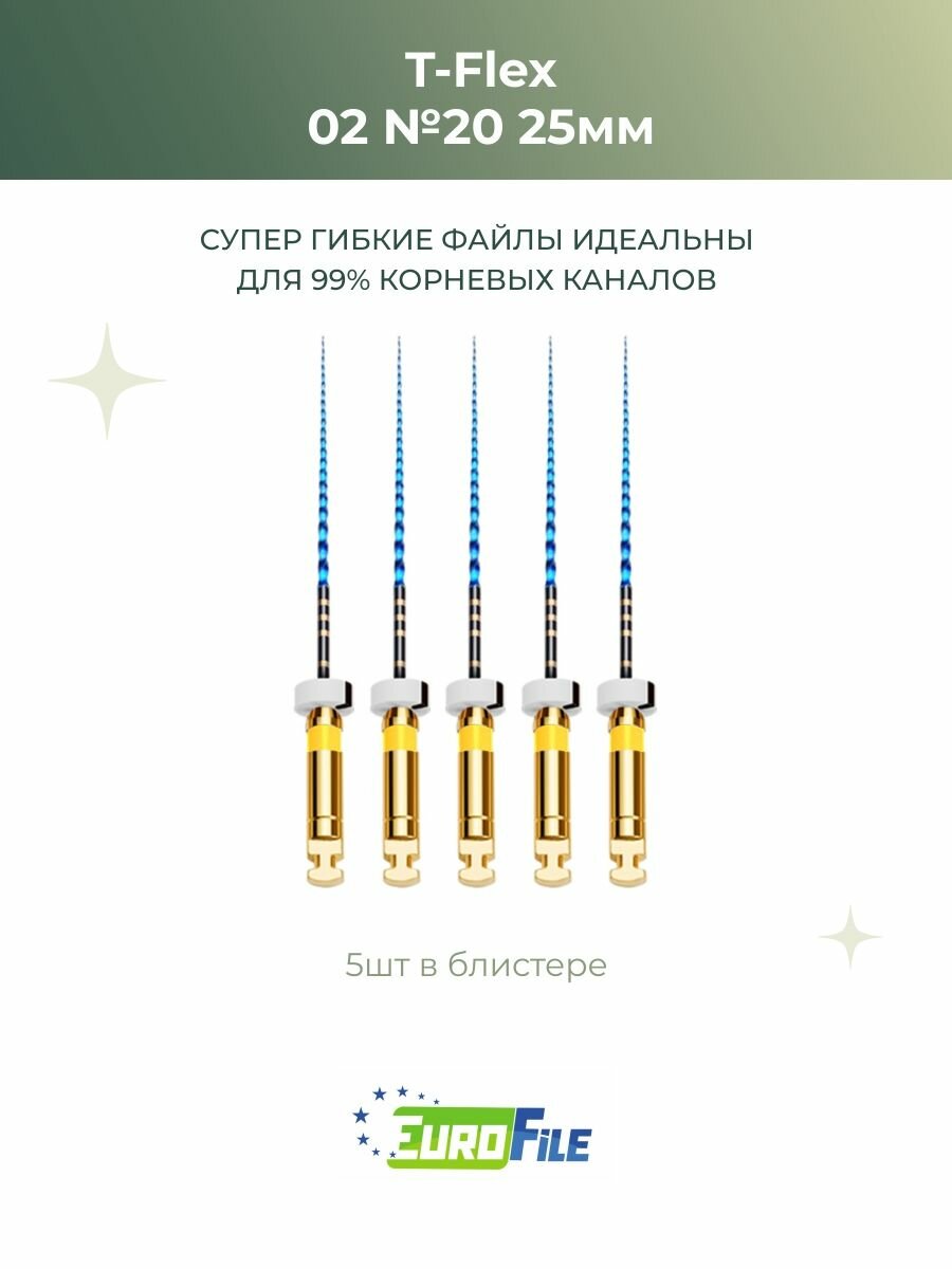 Профайлы машинные Т-флекс T-Flex 25мм 02 №20, 5шт Еврофайл