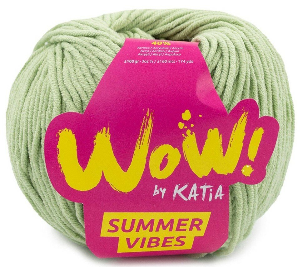 Пряжа #1334.91 Wow - Summer Vibes 100 г 160 м Katia