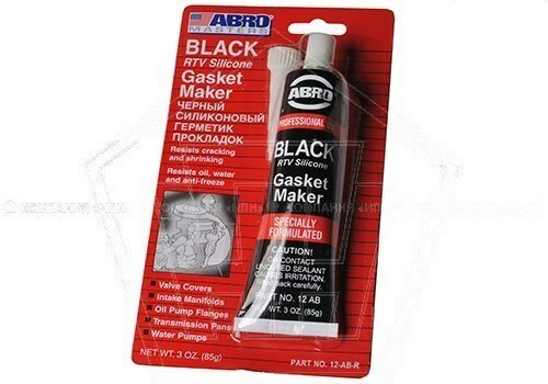 Герметик-прокладка abro masters черный многоцелевой (85 г) (12-ab-ch-re-s)