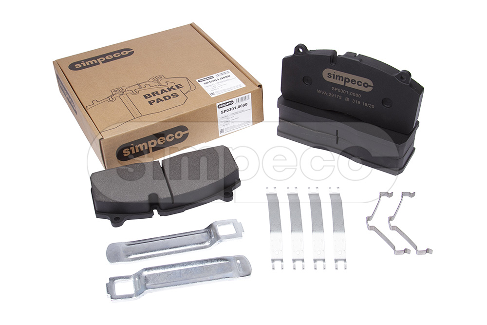 SIMPECO SP0301.0080 колодки тормозные дисковые, комплект