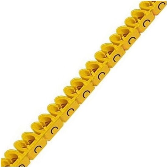 Маркер для кабеля Dkc 0.5-1.5мм символ "C" (уп.200шт), MKCCS1