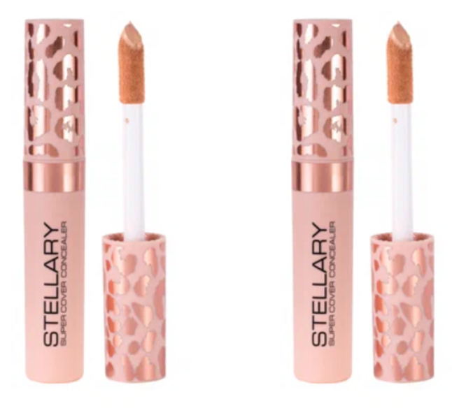 Консилер для глаз и лица супер маскирующий Stellary Super Cover Concealer, т.04, 5 мл, 2 шт