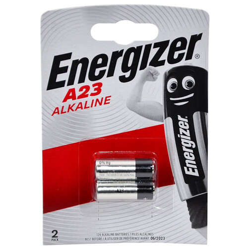 Батарейка A23 12В щелочная Energizer A23 в блистере 2шт.