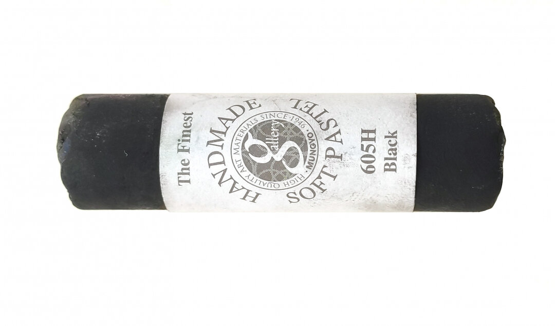 Mungyo Пастель сухая мягкая круглая ручной работы №605, черный