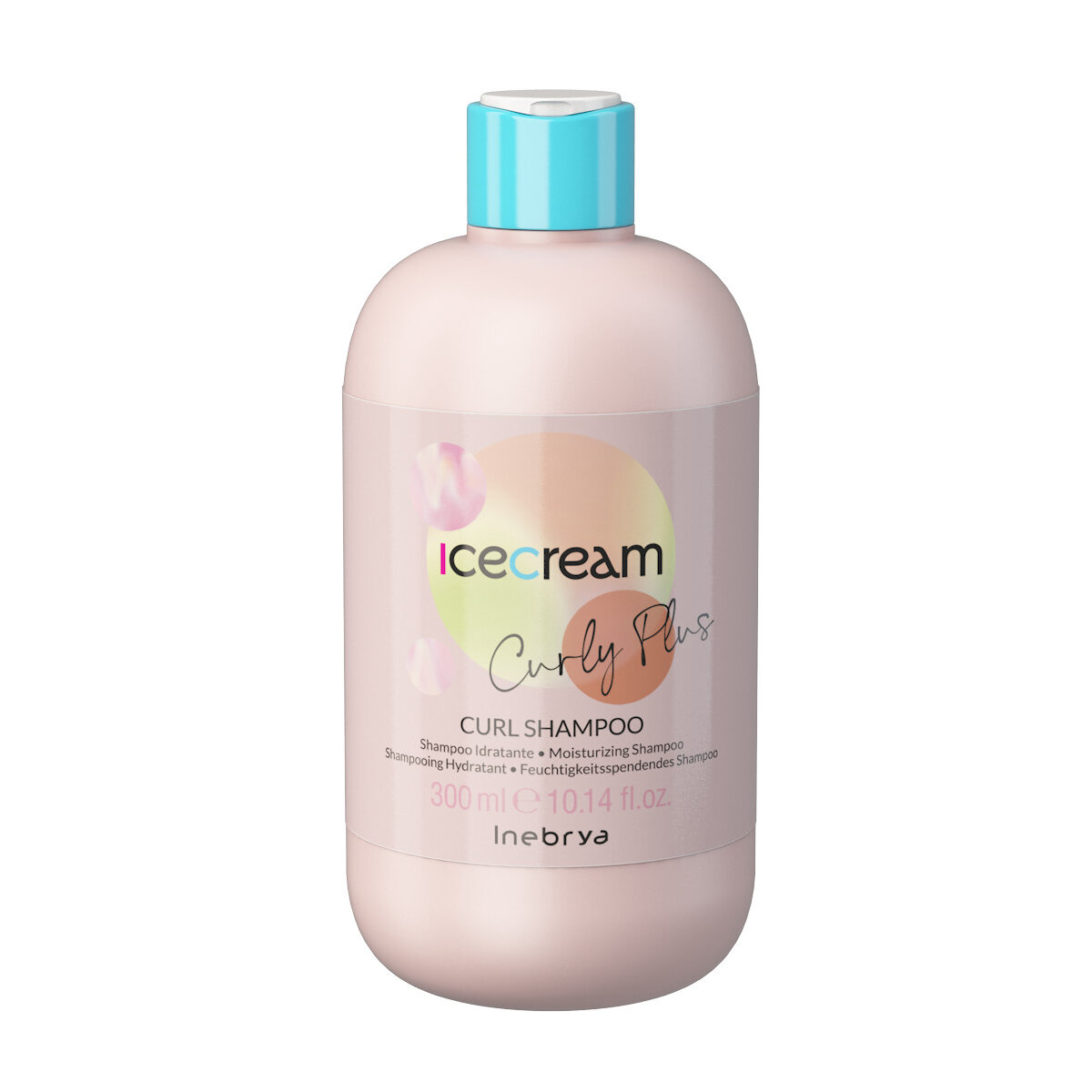 Шампунь увлажняющий для вьющихся волос с экстрактом моринги Inebrya Ice Cream Curly Plus, 300 мл