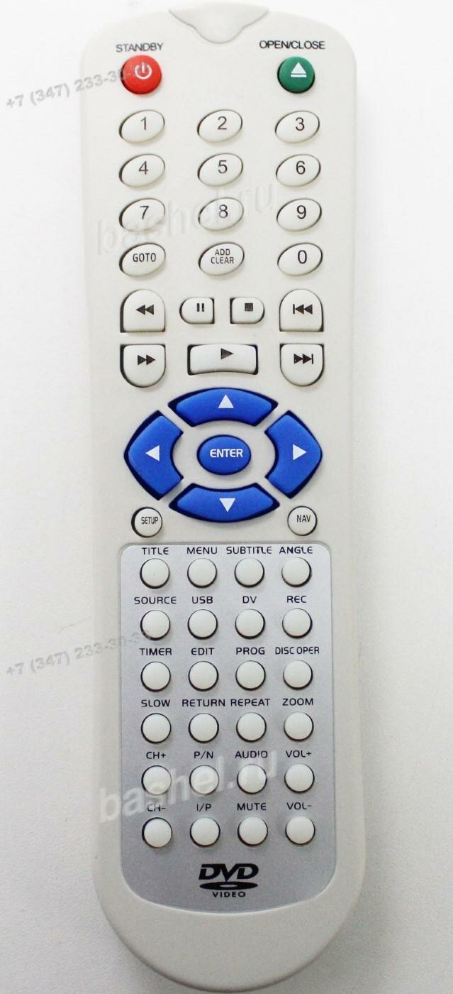 Akai P6842/DV4311/6342/6840, Пульт ДУ