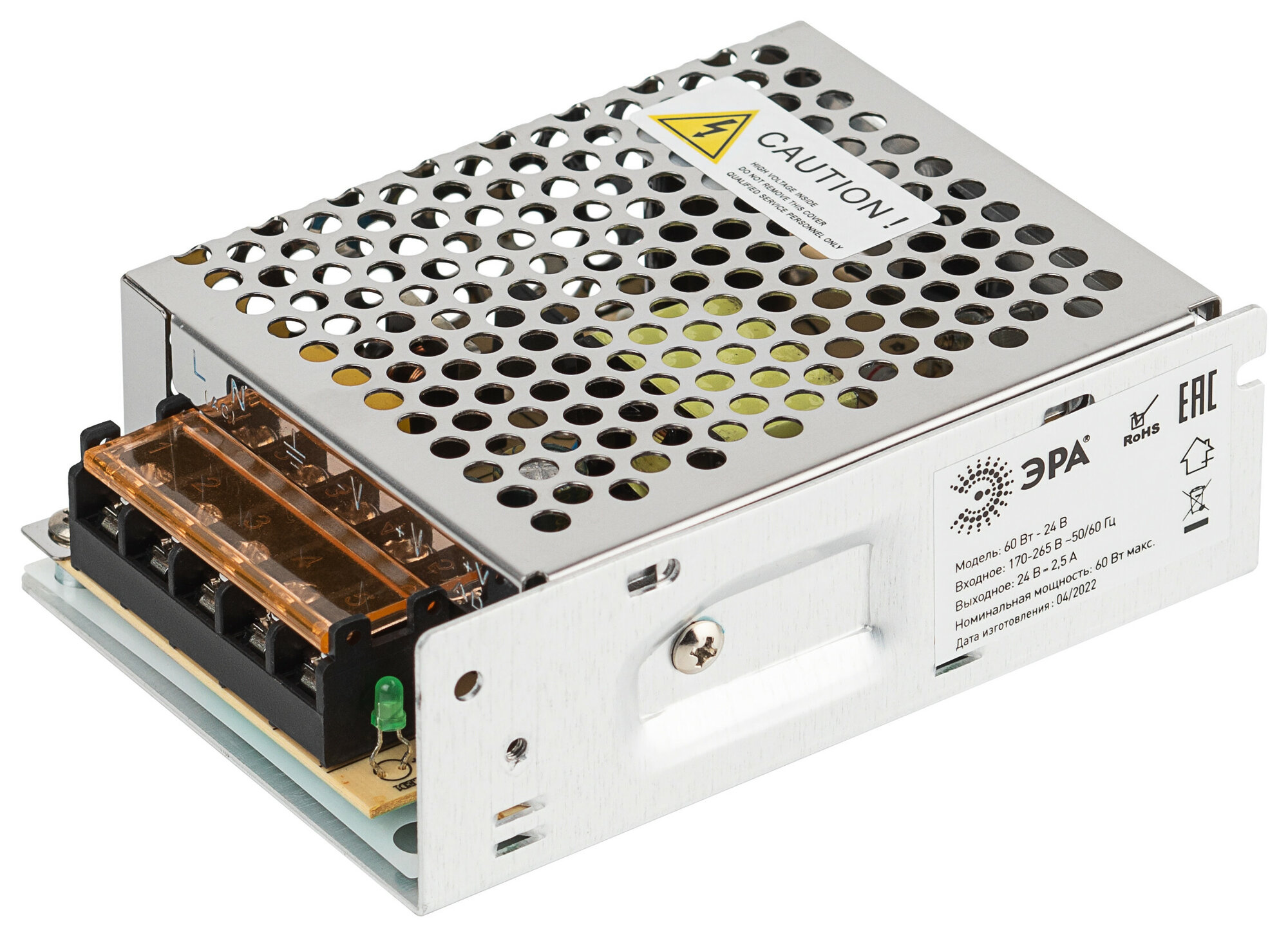 Светодиодные ленты ЭРА Источник питания LP-LED-60W-IP20-24V-M