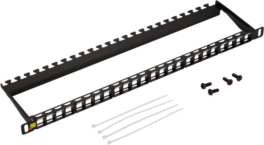 LAN-PPC24OK-UTP / Патч-панель Lanmaster (LAN-PPC24OK-UTP) 19" 1U 24x UTP