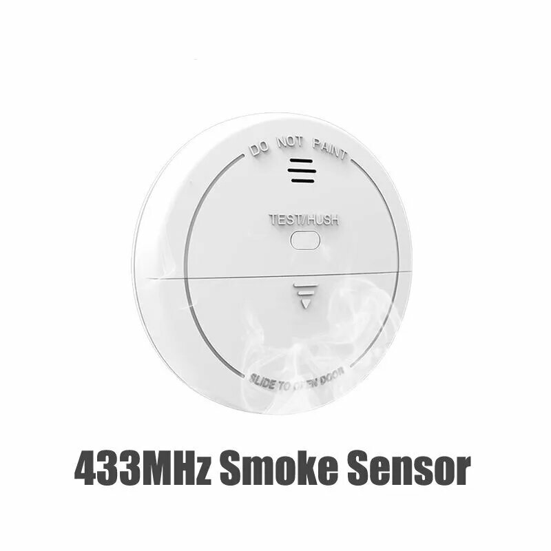 Датчик дыма 433 МГц, для GSM сигнализации.