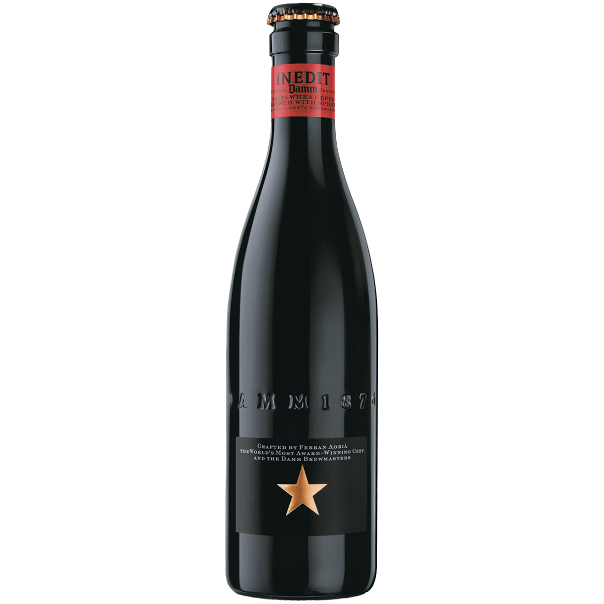 Пивной напиток Inedit Damm светлый 0,33 л