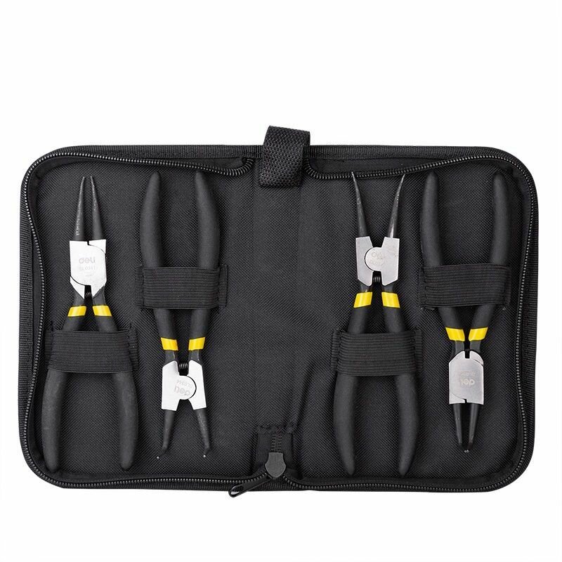 Набор съемников стопорных колец в чехле-кейсе Deli DL104407 180мм