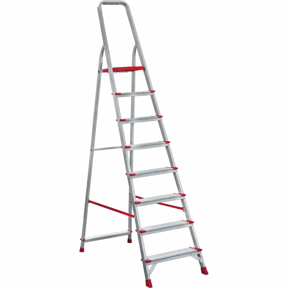 Новая высота Стремянка 8 ступеней с шириной 130 мм 5110108 .