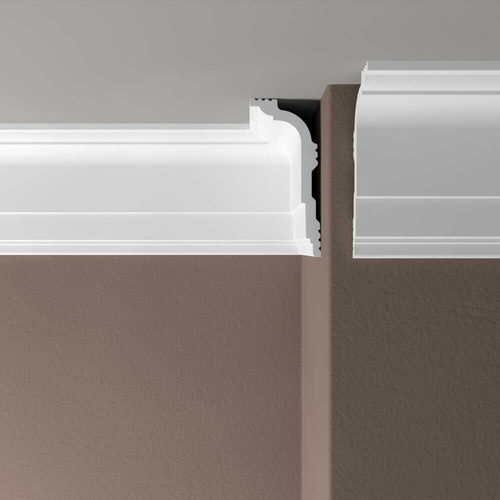 Карниз XPS Polymer Де-Багет ПП 20 90/40 Д2000хШ40хВ90 мм.