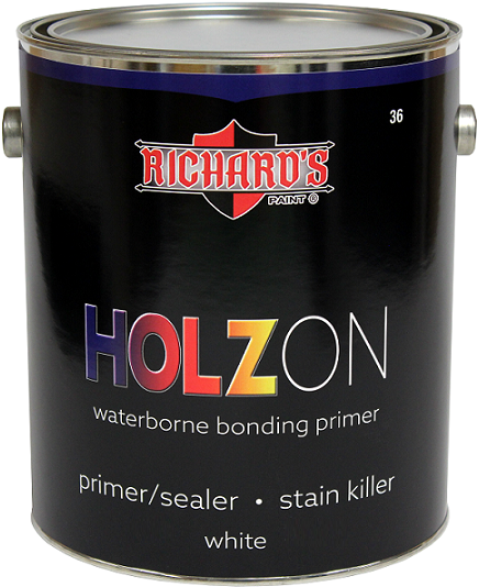 Грунтовочная Краска Richards Paint Holzon 36 3.8л Белая, Акриловая, Укрепляющая / Ричардс.