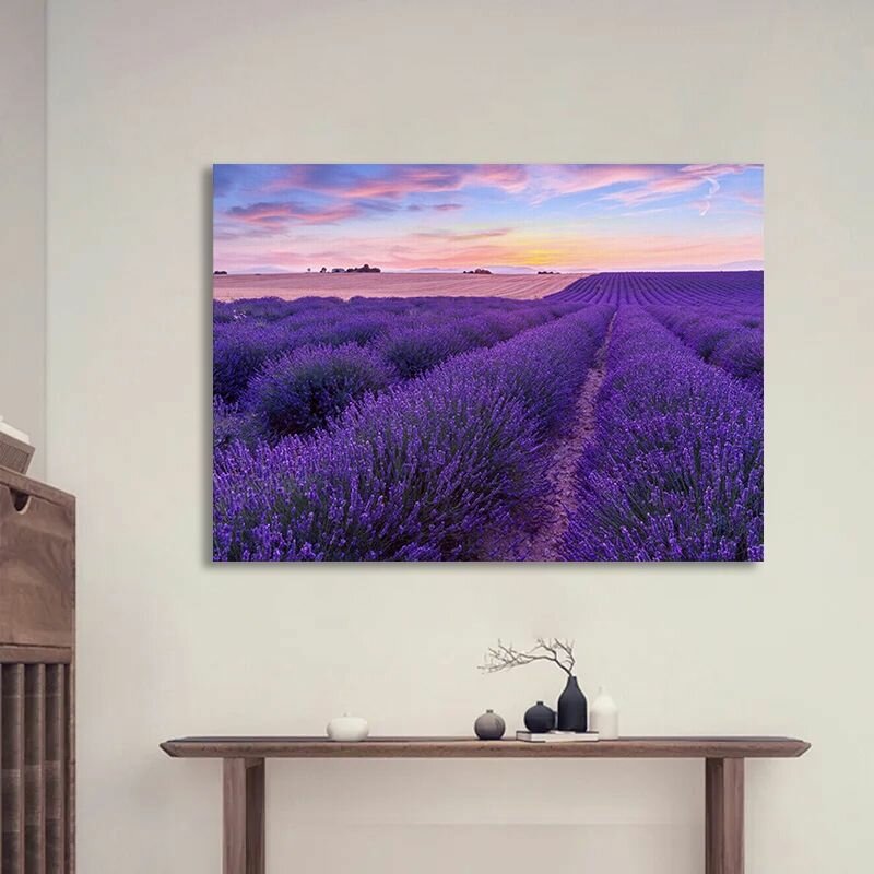 Картина ВсеКартины. тут "Лаванда", 60x80 см, холст, дерево, крепление "крокодил"