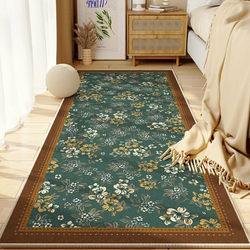 Прикроватный ковер из крупнозернистой ткани Dornier с нескользящей хлопковой подложкой