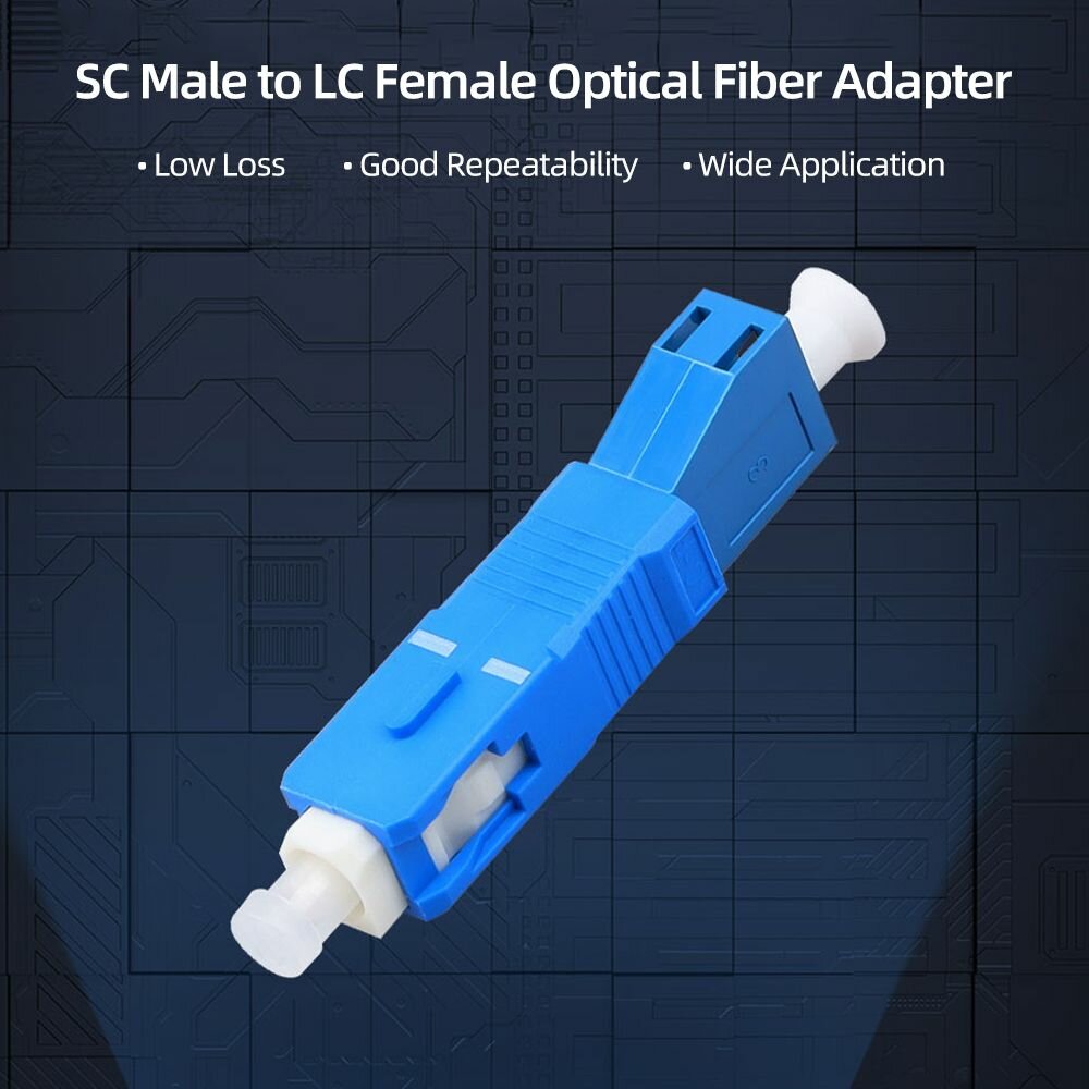 Оптический адаптер SC male to LC female