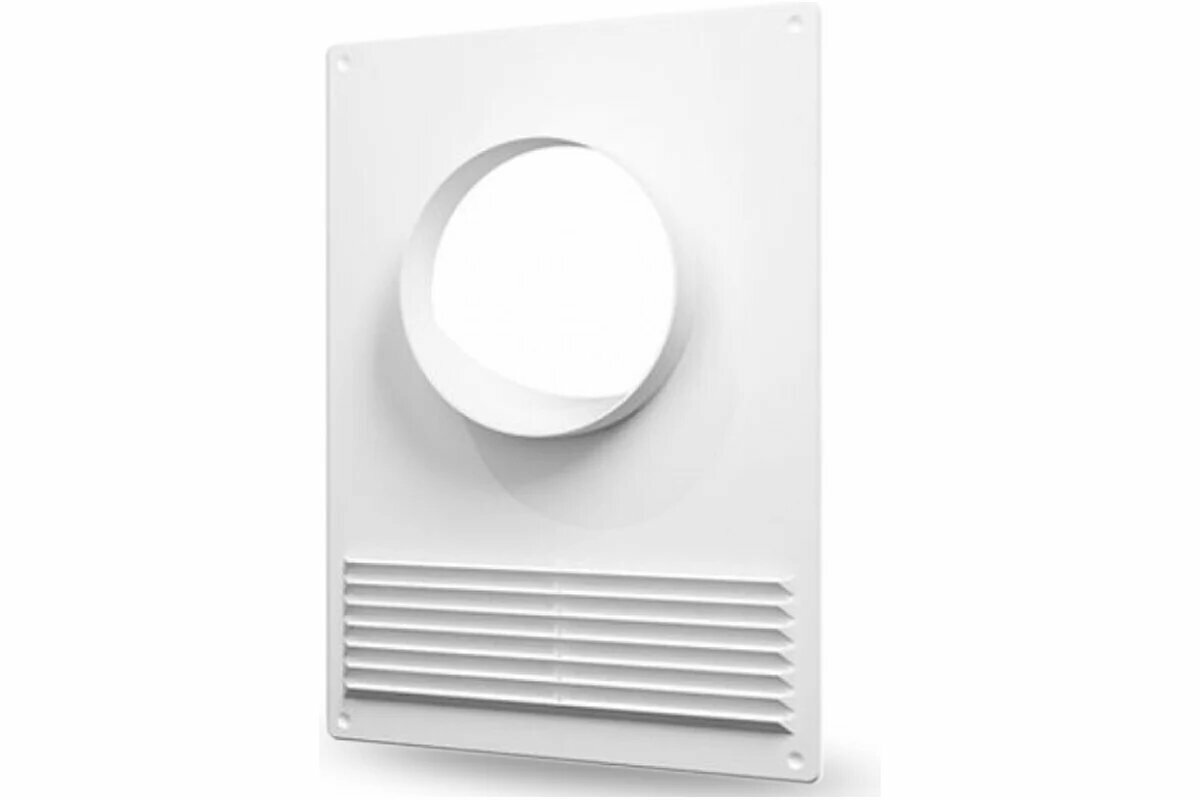 Zernberg 2504 Настенная пластина с фланцем и решеткой d=125 мм в упак 10232121