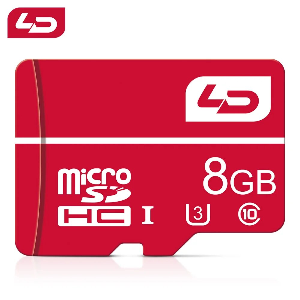 Карта памяти Micro SD LD 8 ГБ Class 10