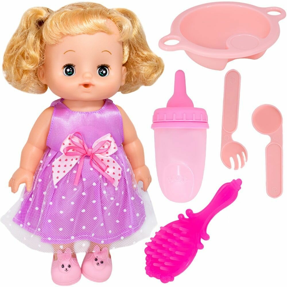 Кукла 25 см с аксессуарами / пьёт и писает