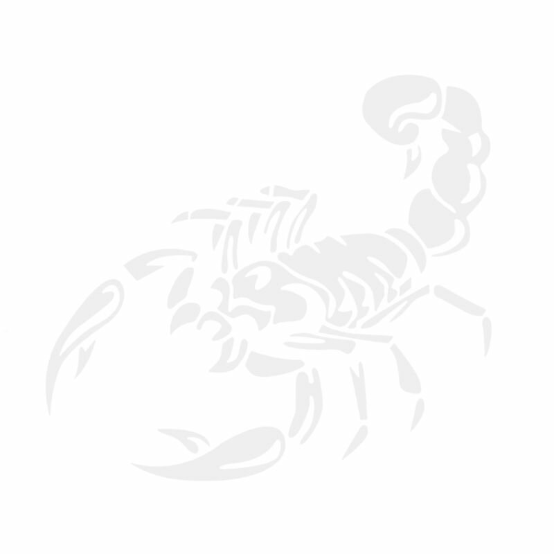 3D стикер автомобиля Скорпион, виниловая наклейка, универсальная для самоклеящихся автостайлинговых украшений, значок на капоте, черный/белый