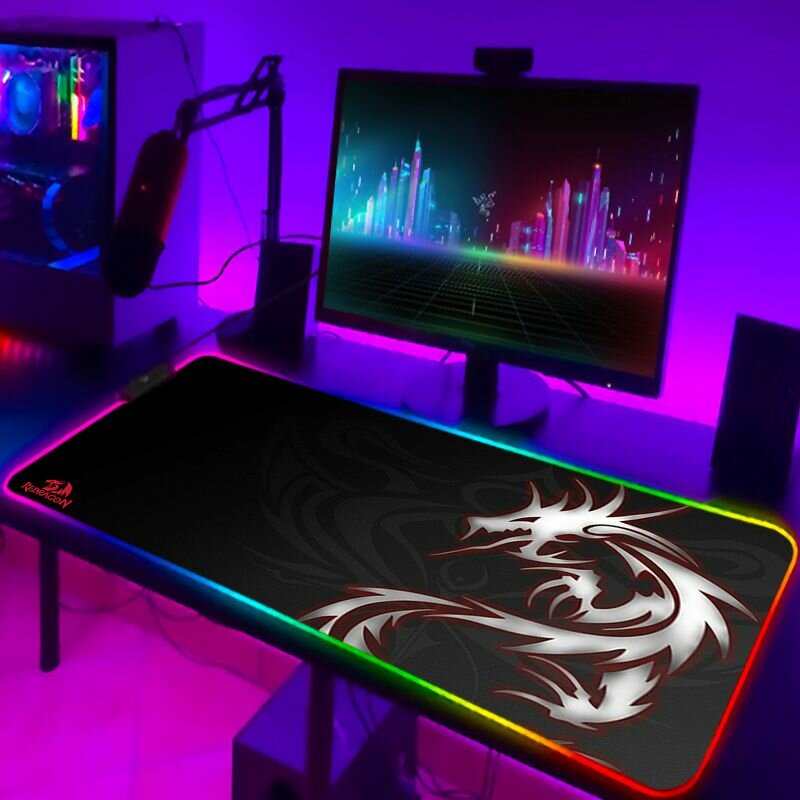 Игровой коврик Redragon "Gamers Gaming Dragon", 90 см x 40 см