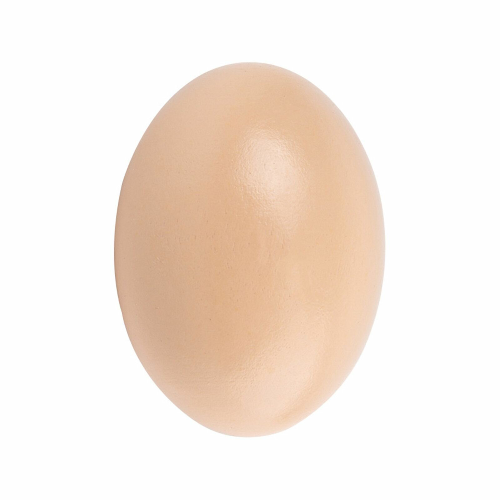 (Одно) деревянное имитационное яйцо - бежевое