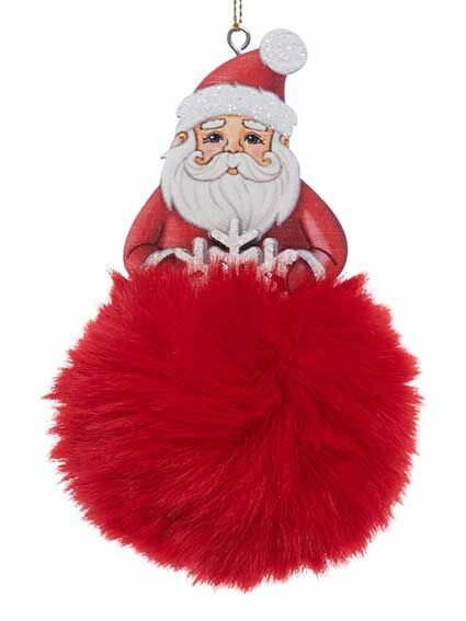 Подвесное украшение новогодние Феникс Деревянное, Полиэстер, 10,6х6х6 см (92571)