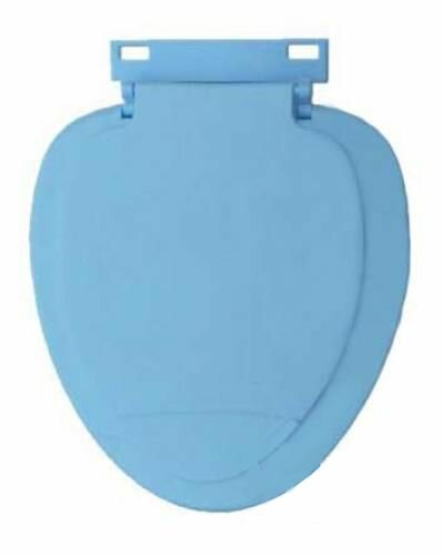 Сиденье овал. голубое с/п