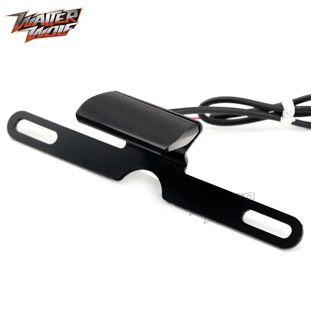 Подсветка номерного знака для SUZUKI GSF GSXR 600 DL650 Z750 Z900 MT 07 RC EXC 125 NINJA, аксессуары для мотоциклов, хвостовой аккуратный светодиодный фонарь