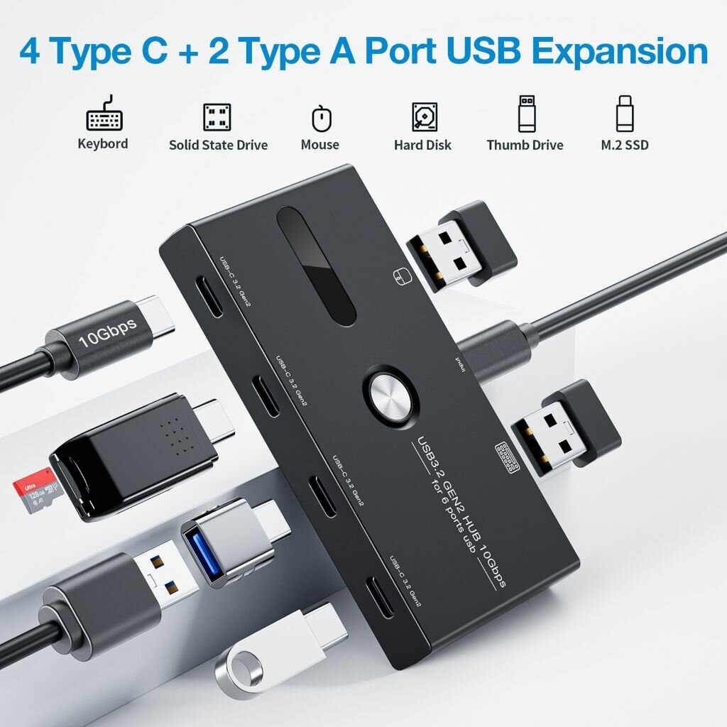 Концентратор USB+Type C - 4Type C2USB — фото 1