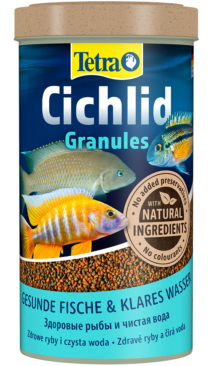TETRA CICHLID GRANULES — Тетра корм-гранулы для всех видов цихлид (500 мл)