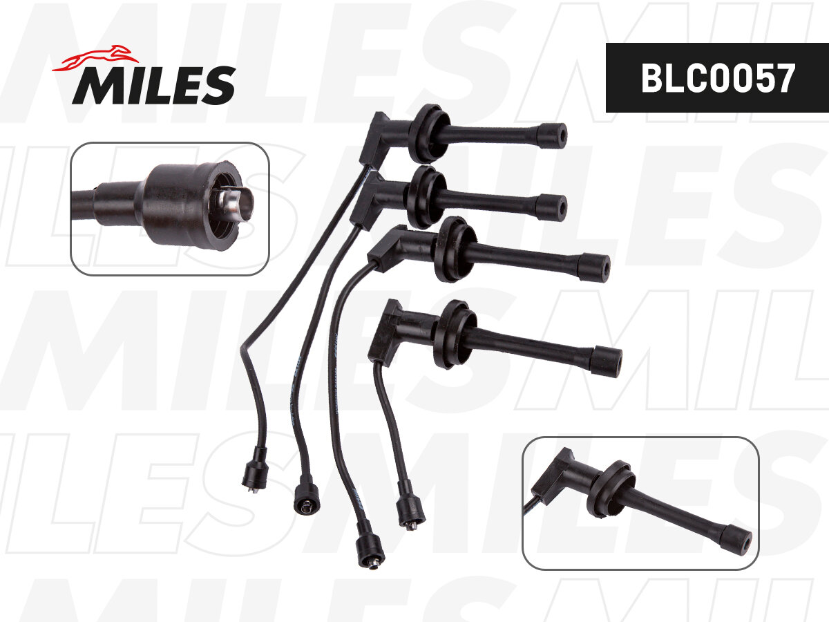 MILES Провода высоковольтные, комплект UAZ 2206 / UAZ BARS (3159) BLC0057