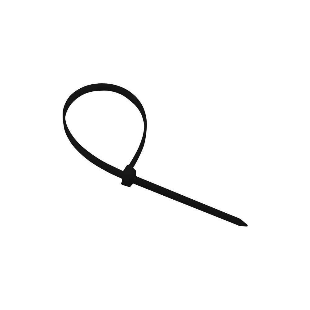 Нейлоновая кабельная стяжка REXANT 600x7,6мм, черная 100 шт/уп -9, из полиамида, жгут проводов