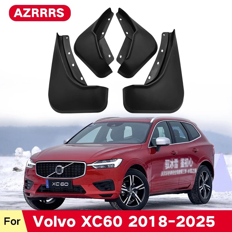Автомобильных крыльев Для Volvo XC60 2018-2025 2022 2023 2024 Передние Задние Брызговики Автоаксессуары