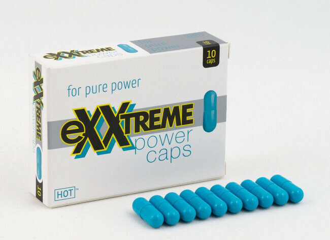Капсулы для увеличения потенции EXXTREME POWER CAPS, 10 капсул, для мужчин