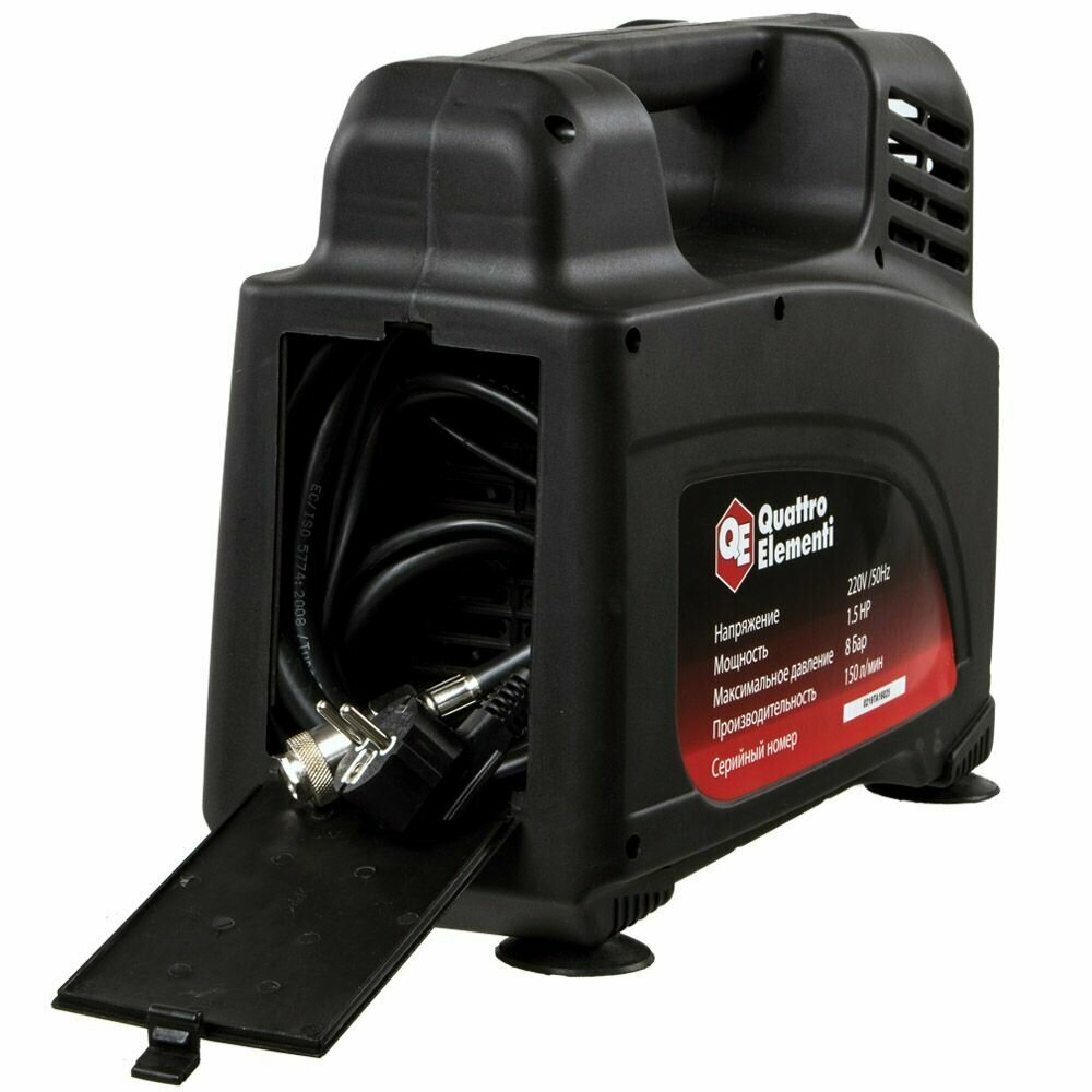 Компрессор Quattro Elementi KM 0-150, поршневой, 150л/мин, 8атм