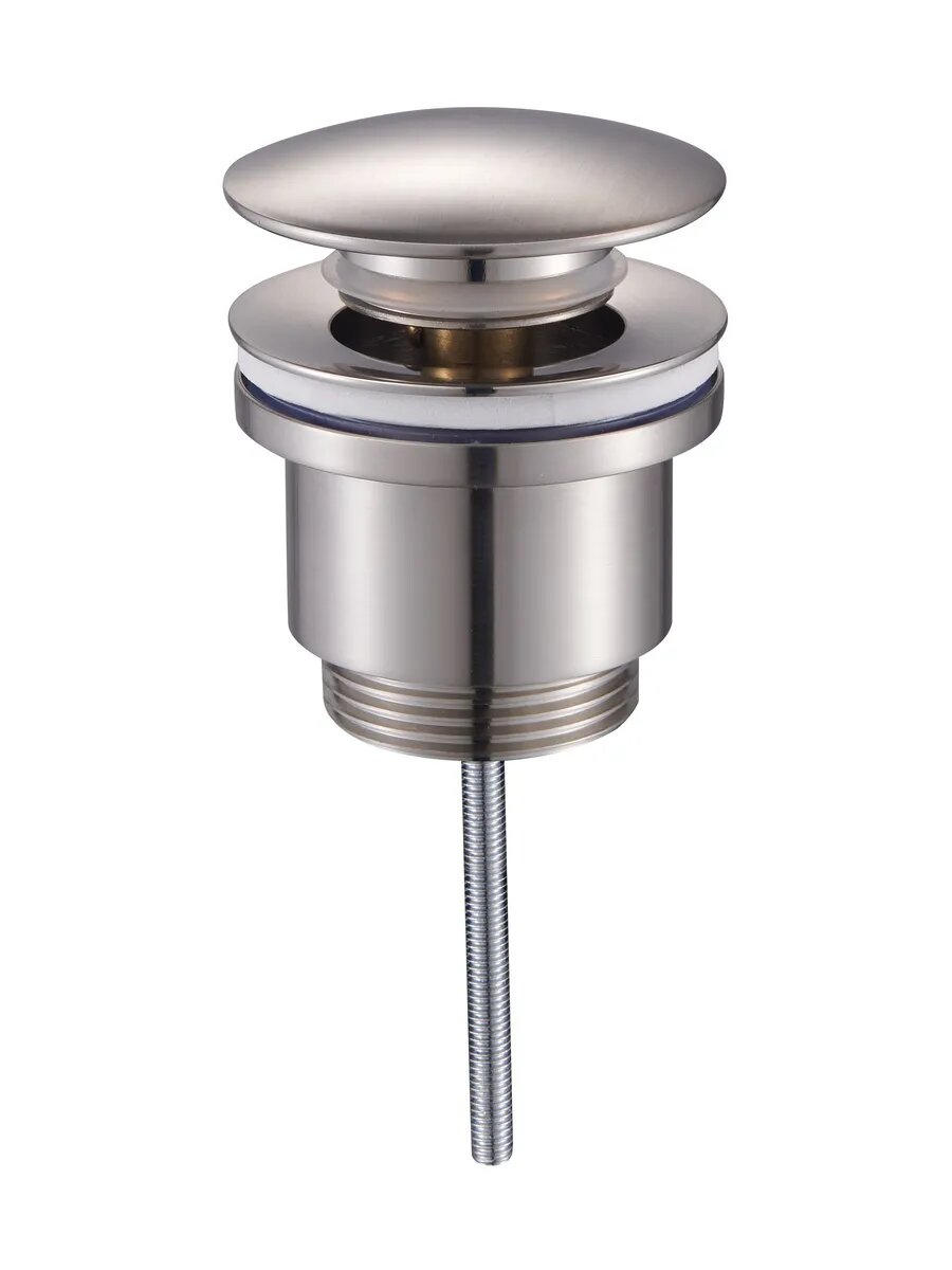 Донный клапан Raglo R600.01.05, латунный, сатиновый, для раковины, с регулировкой по высоте