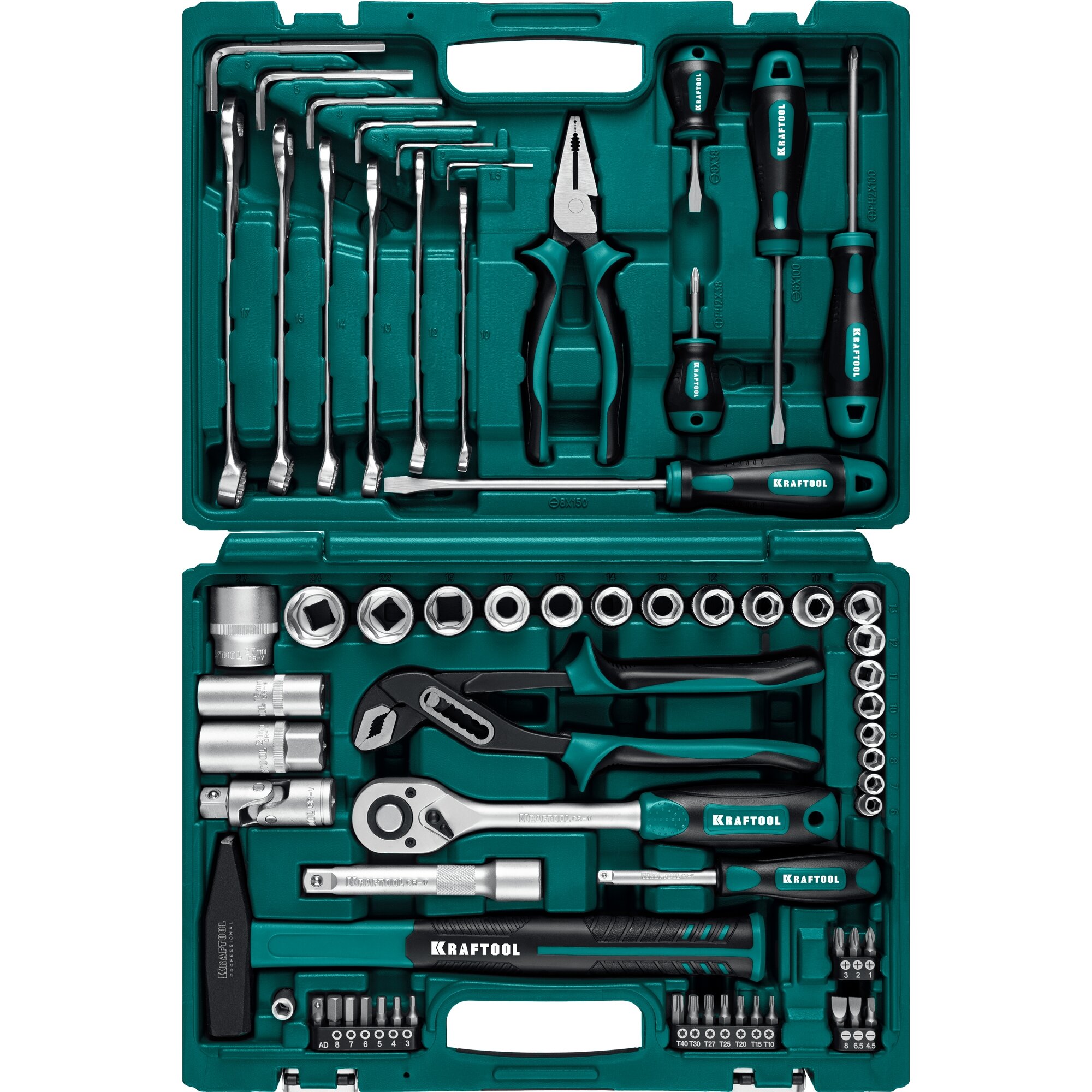 Универсальный набор инструмента KRAFTOOL Extrem-66, 66 предметов 27976-H66
