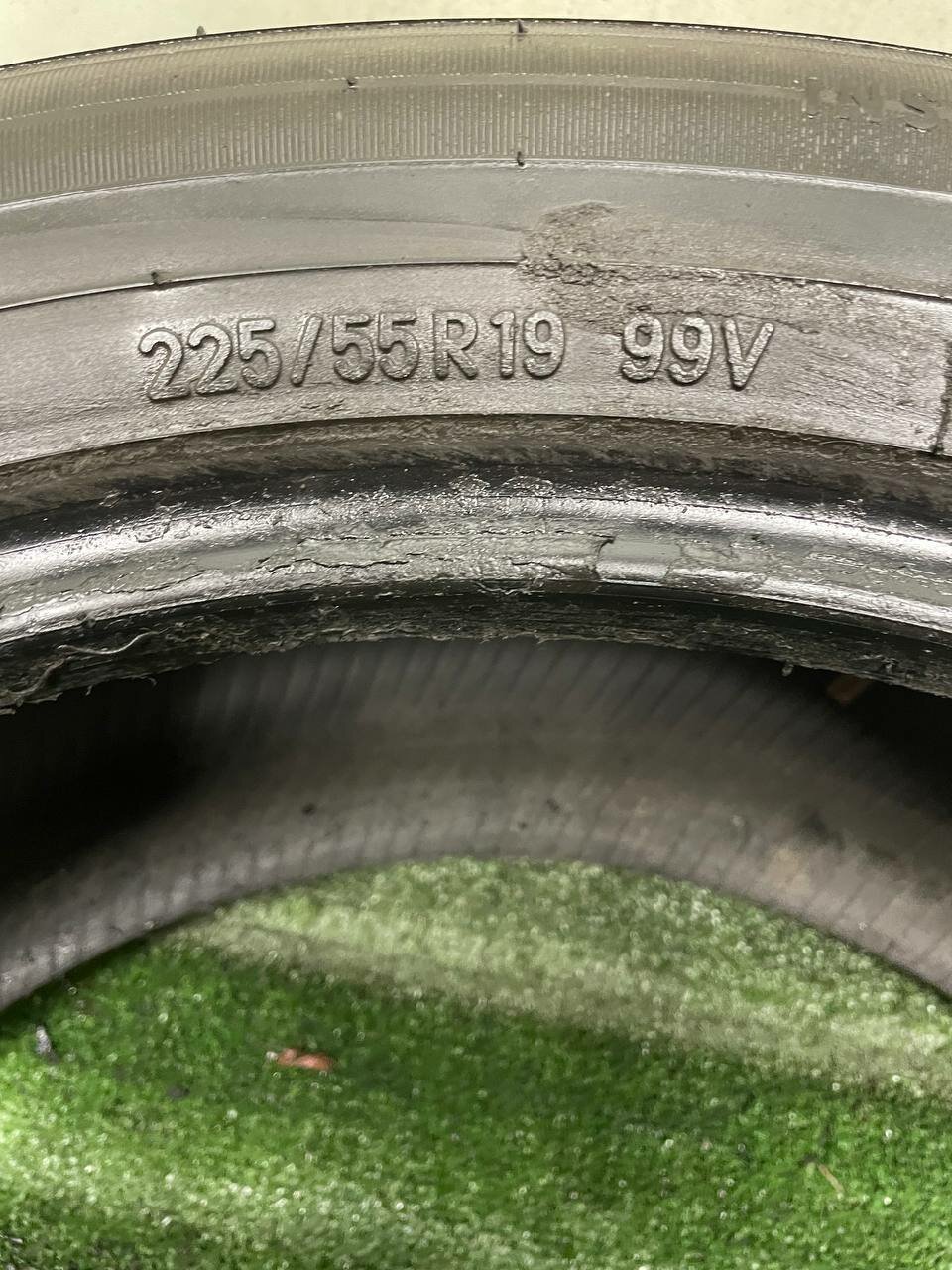 Комплект (4 шт) летних БУ шин Toyo Proxes R46A 225/55 R19 38% износ HRE711464