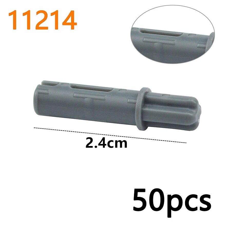Конструктор серый 11214-Dark Gray, 50 шт.